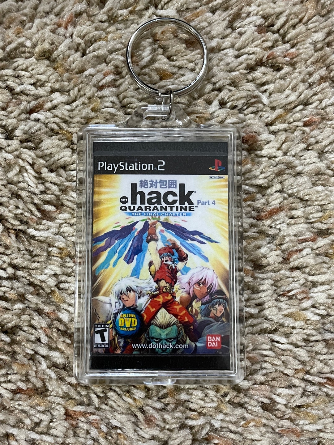 Dot Hack Quarantine Part 4 - "video Game Cover Art Custom Key Chain ...