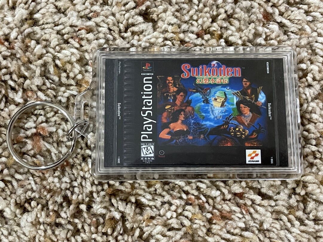 Suikoden "video Game Cover Art Custom Key Chain Display, Christmas Tree ...