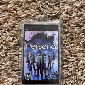 Shin Megami Tensei Persona "video Game Cover Art Custom Key Chain ...