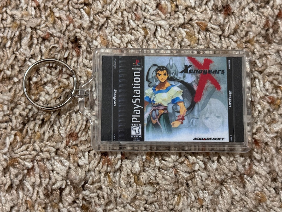 Xenogears "video Game Cover Art Custom Key Chain Display, Christmas ...
