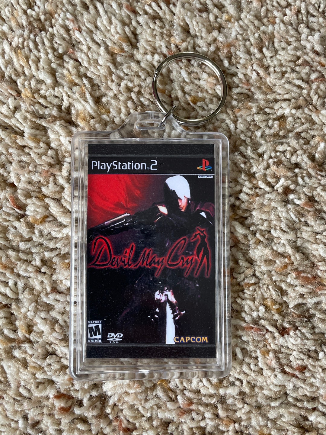 Devil May Cry "video Game Cover Art Custom Key Chain Display, Christmas ...