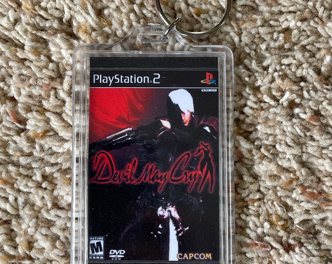 Devil May Cry video Game Cover Art Custom Key Chain Display, Christmas ...