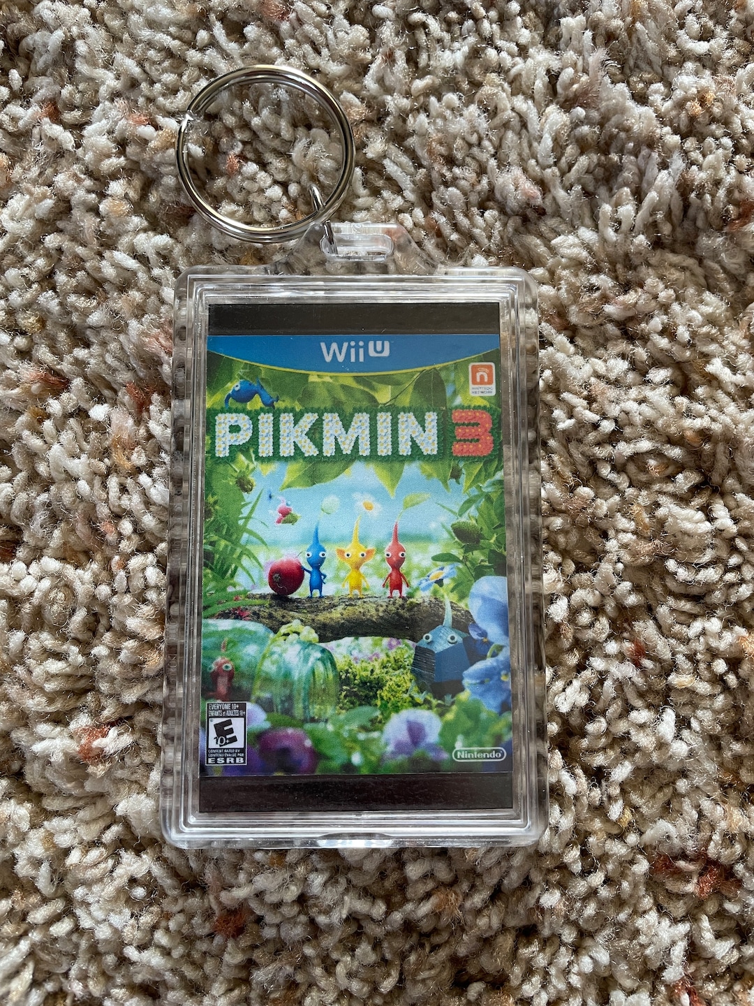 Pikmin 3 ""video Game Cover Art Custom Key Chain Display, Christmas ...