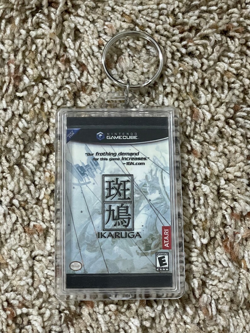 Ikaruga video Game Cover Art Custom Key Chain Display, Christmas Tree ...