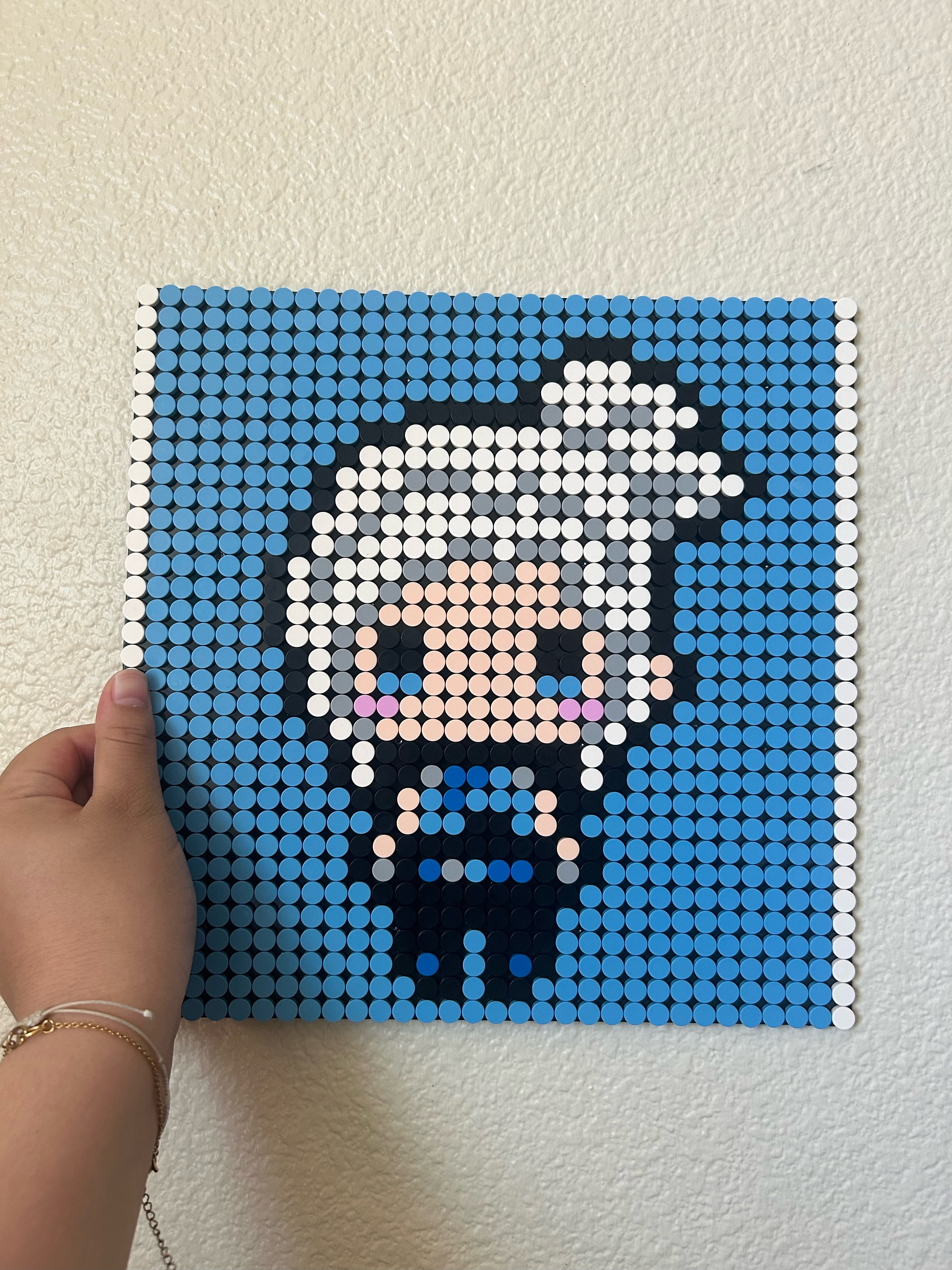 Valorant Jett Pixel Art, DIY Pixel Kit, Valorant Wall Decor, Custom Art ...