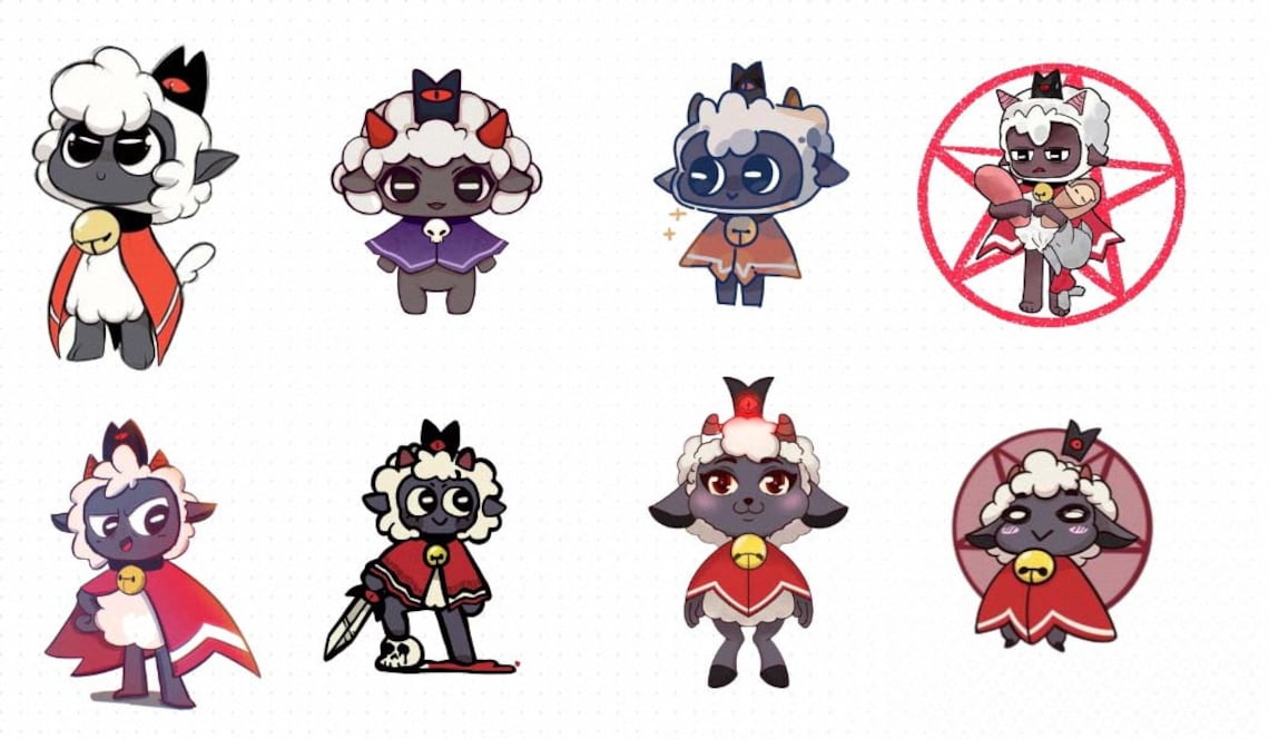 Cult of the Lamb PNG Digital - Etsy