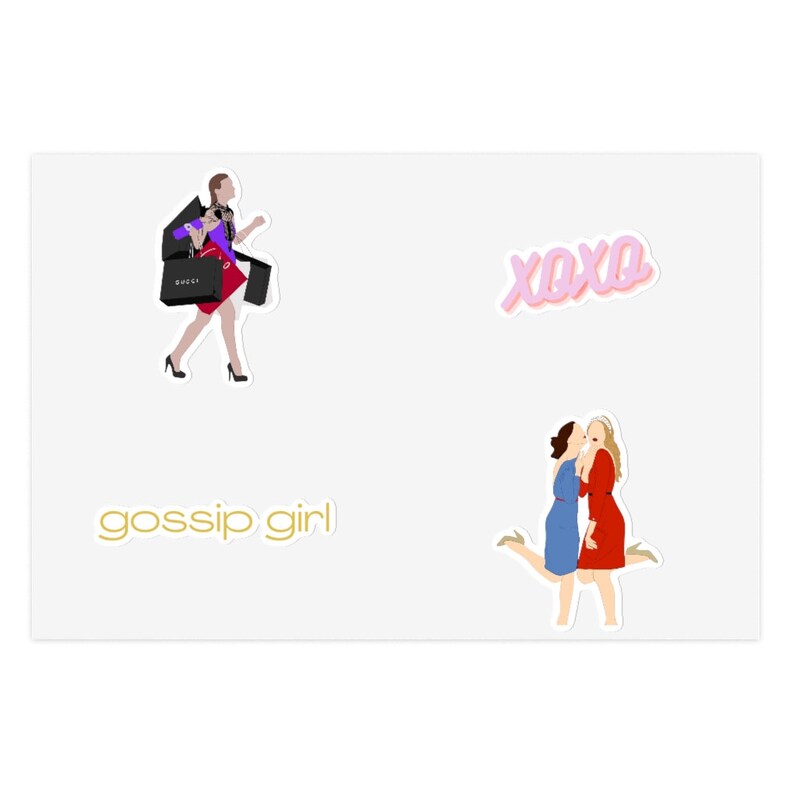 Gossip Girl Stickers - Etsy