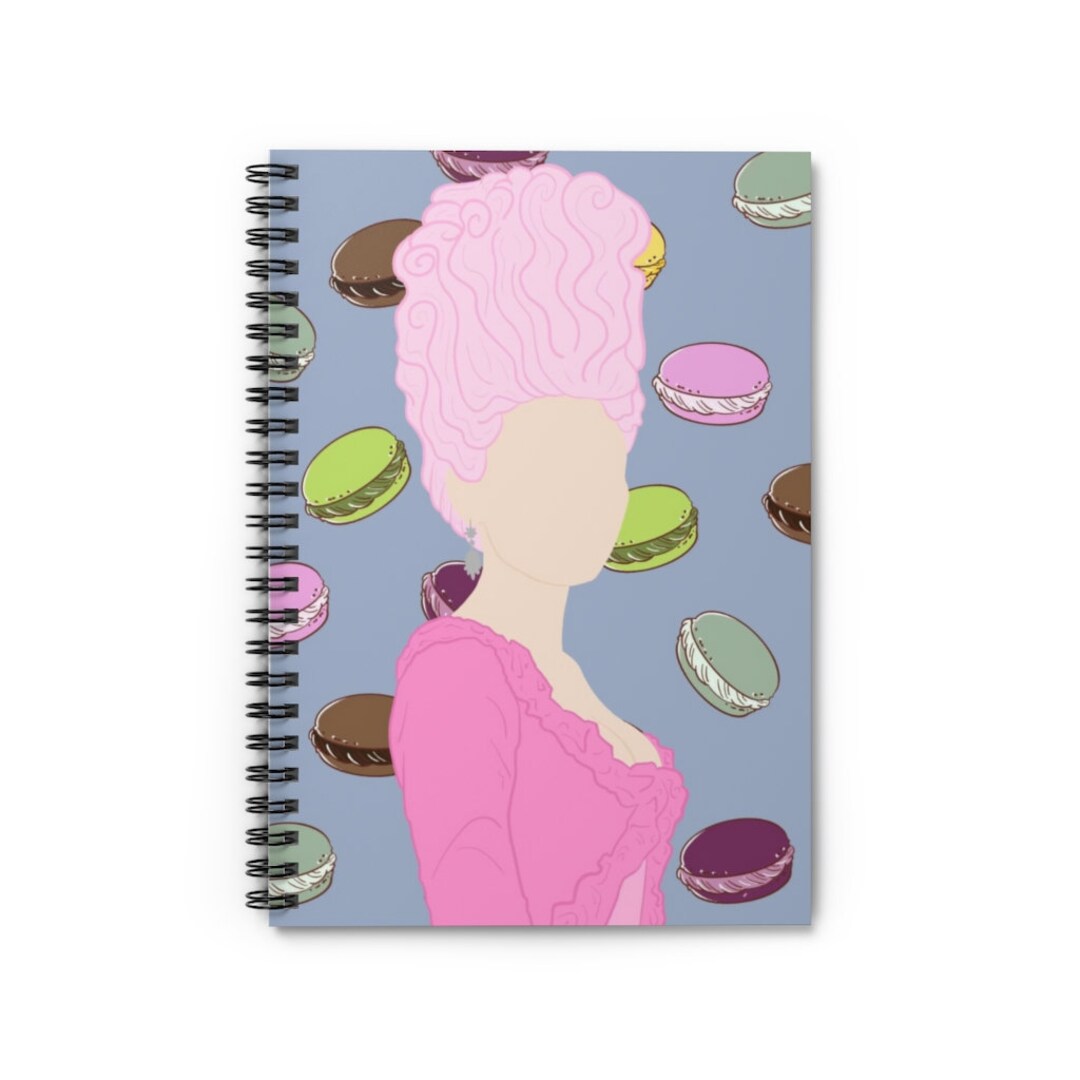 Marie and Macarons Spiral Notebook Ruled Line - Etsy
