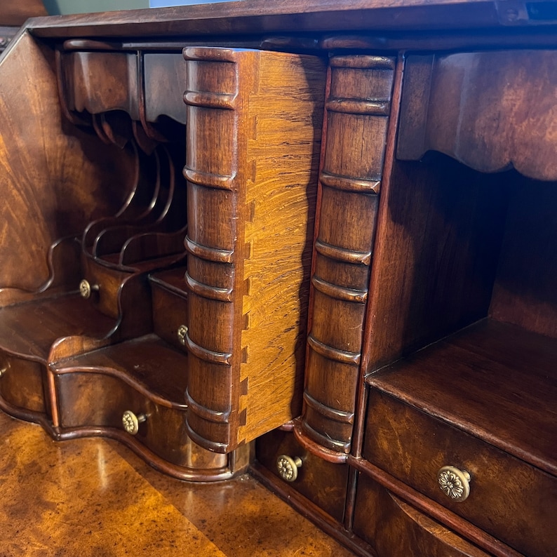 Theodore Alexander Hand Carved Benjamin Franklin Desk - Etsy