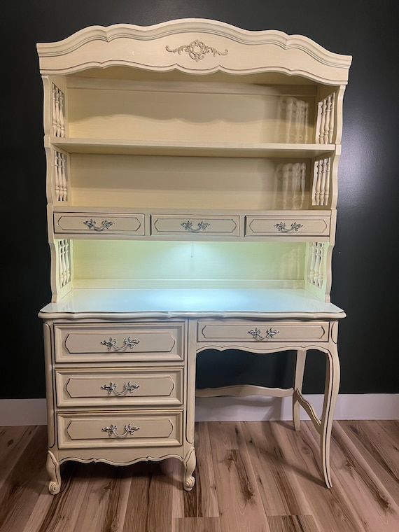 Henry Link French Provincial Desk With Hutch - Etsy
