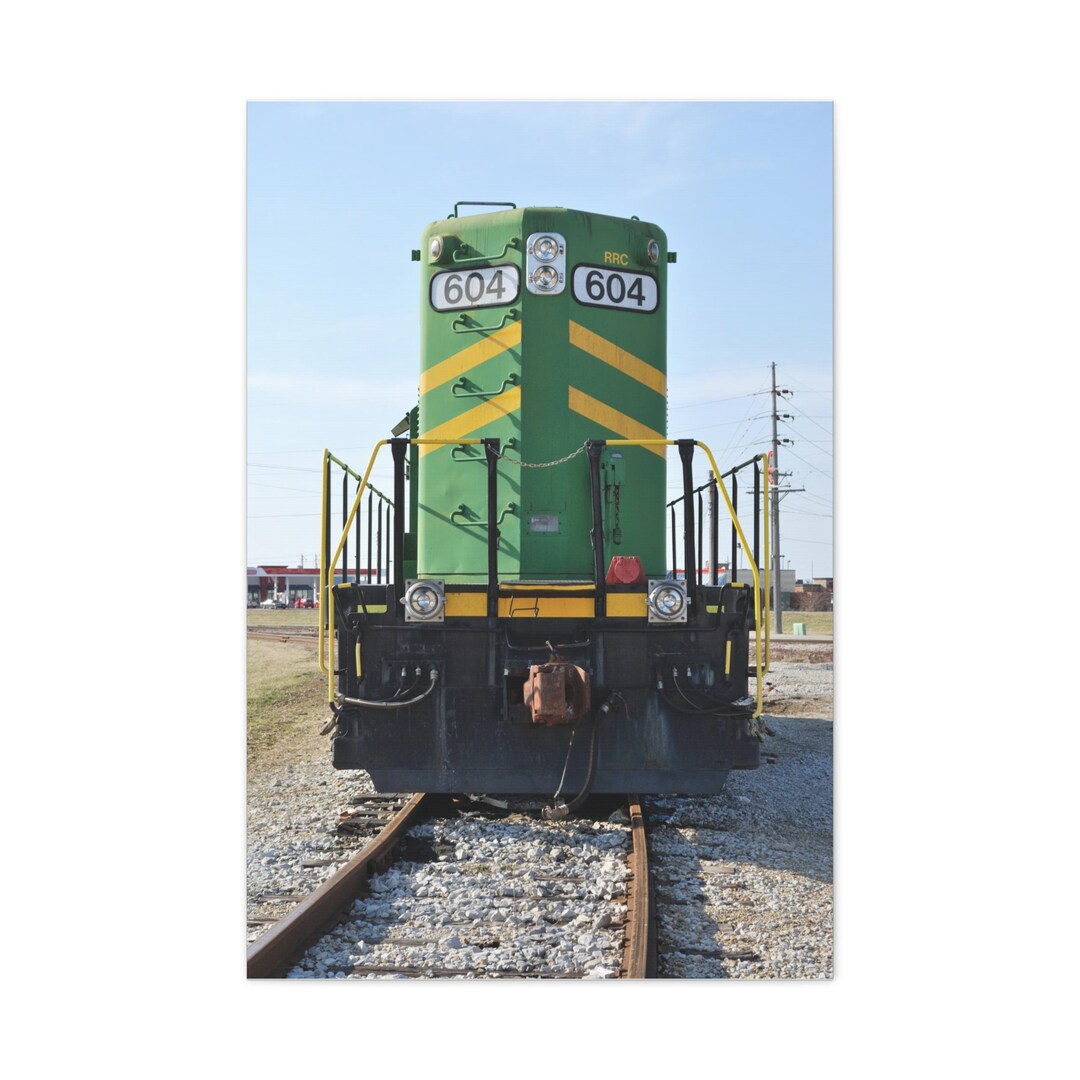 Train 604, Matte Canvas, Stretched, 1.25" - Etsy