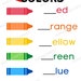 PRINTABLE - Learning Colors Activity - Home School - Kindergarten ...