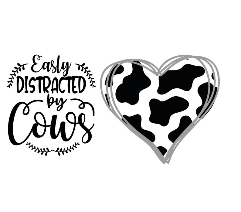 Easily Distracted by Cows PNGSVGJPG - Etsy Easily Distracted by Cows PNGSVGJPG - Etsy