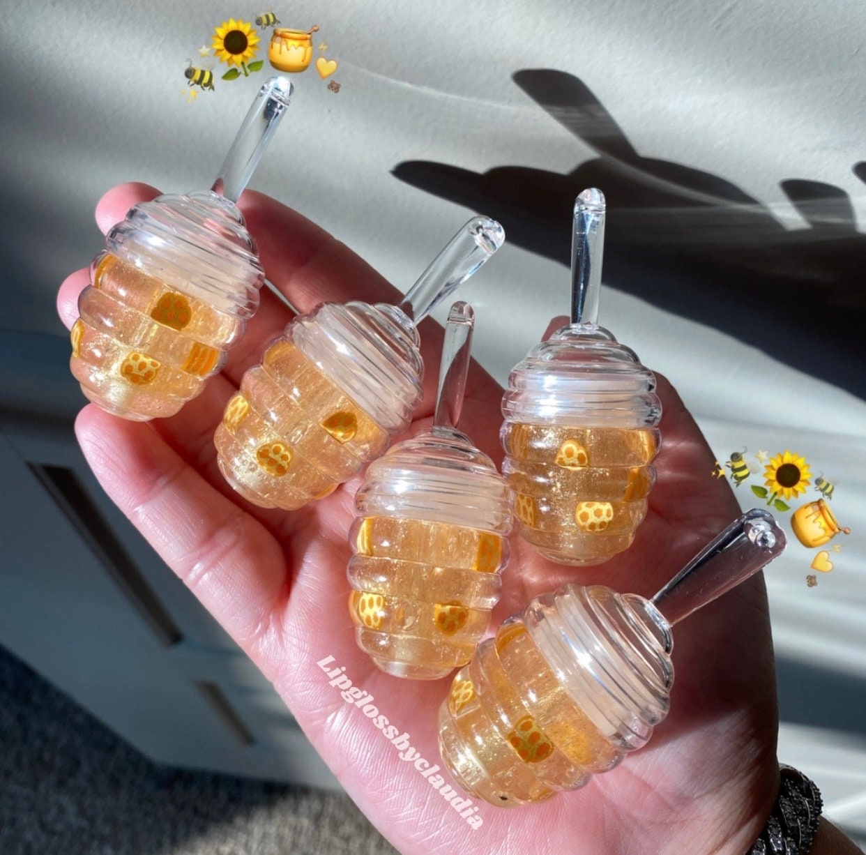 Honeycomb Lip Gloss Cute Lip Gloss Trendy Lip Gloss Etsy