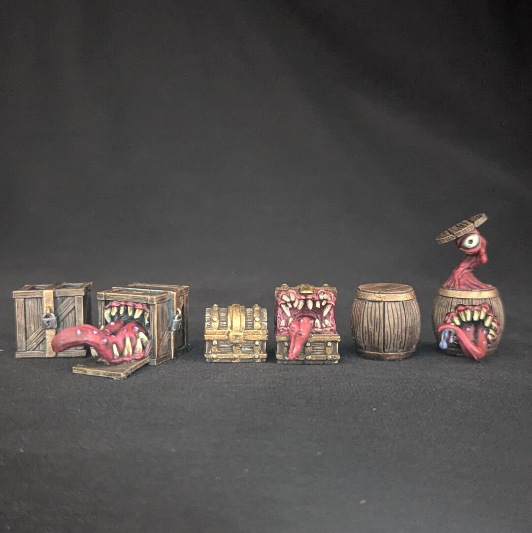 Mimics Perfect for Tabletop Gaming or D&D, Dungeons and Dragons, Dnd ...