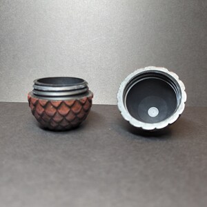 Dragon Egg Container Threaded Hand Painted Any Colour You Want Gift Box for Christmas, Birthday ...