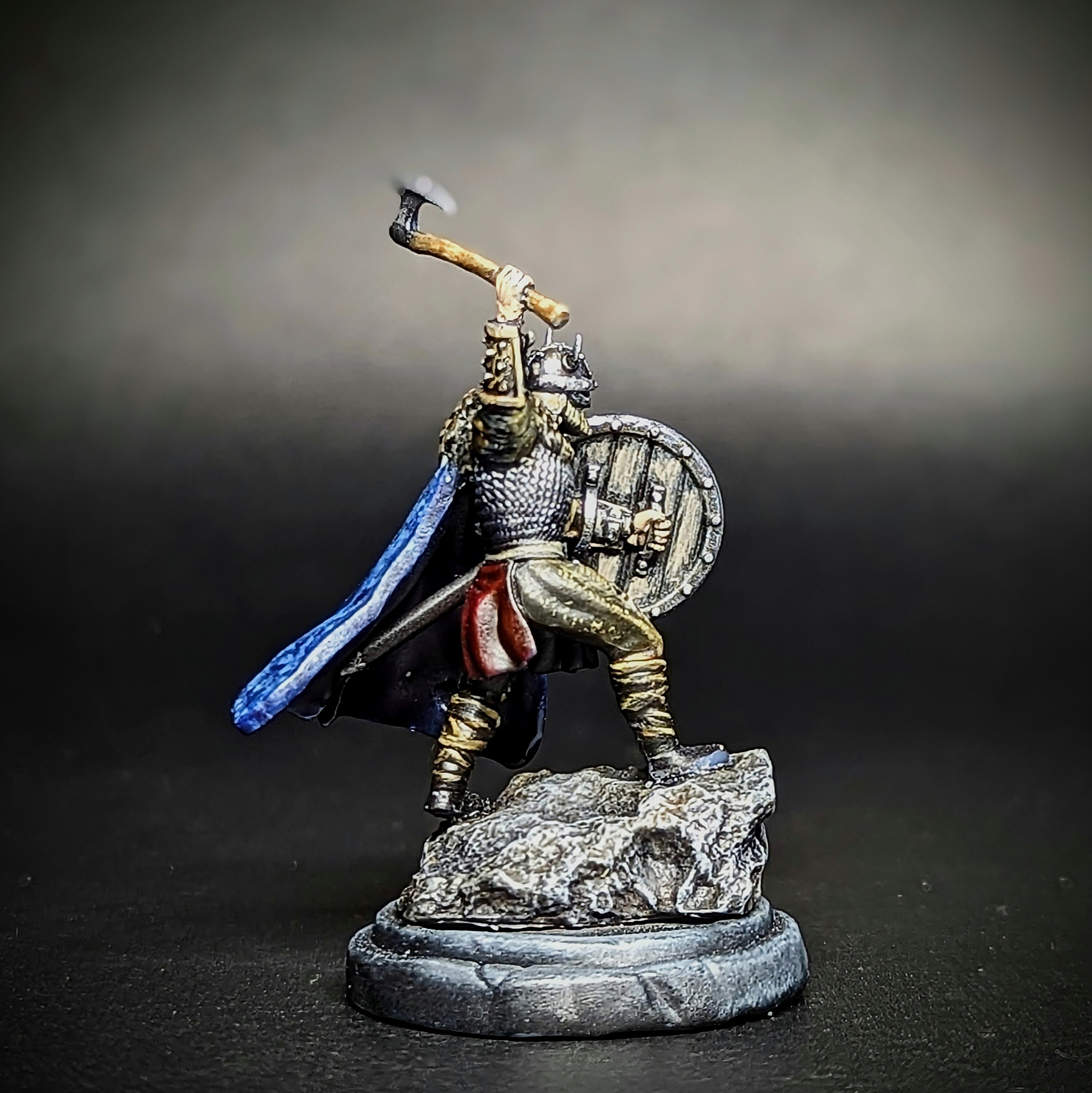 Viking Warrior Miniature for Tabletop D&D 3D Printed / Primed / Hand ...