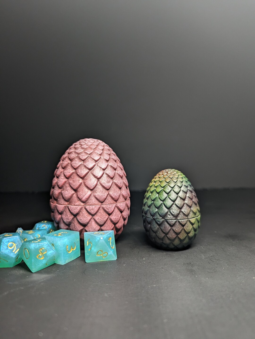 Dragon Egg Container Threaded Hand Painted Any Colour You Want Gift Box for Christmas, Birthday ...