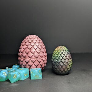 Dragon Egg Container Threaded Hand Painted Any Colour You Want Gift Box for Christmas, Birthday ...