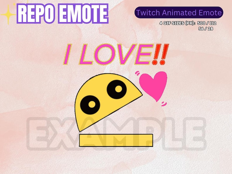 REPO Animated Emotes | I LOVE REPO Emotes | Twitch - Etsy
