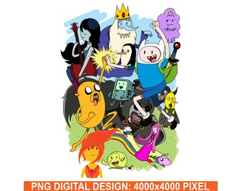 Finn Jake Clipart - Etsy
