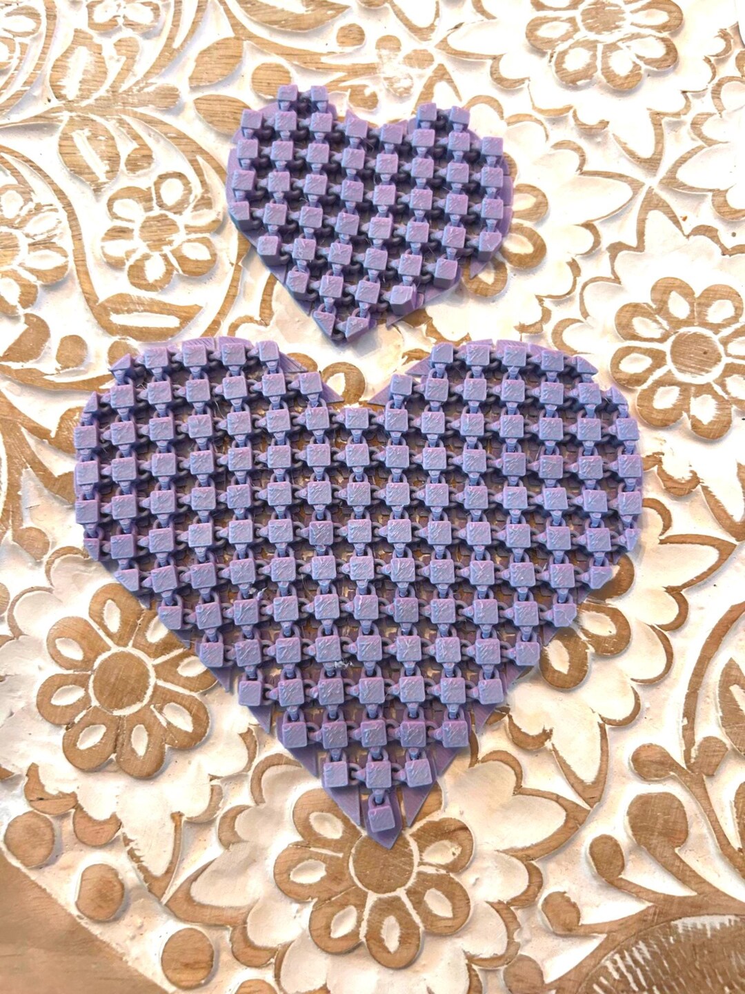 Articulated Mesh Heart – Flexible 3D Printed Decor & Fidget - Etsy