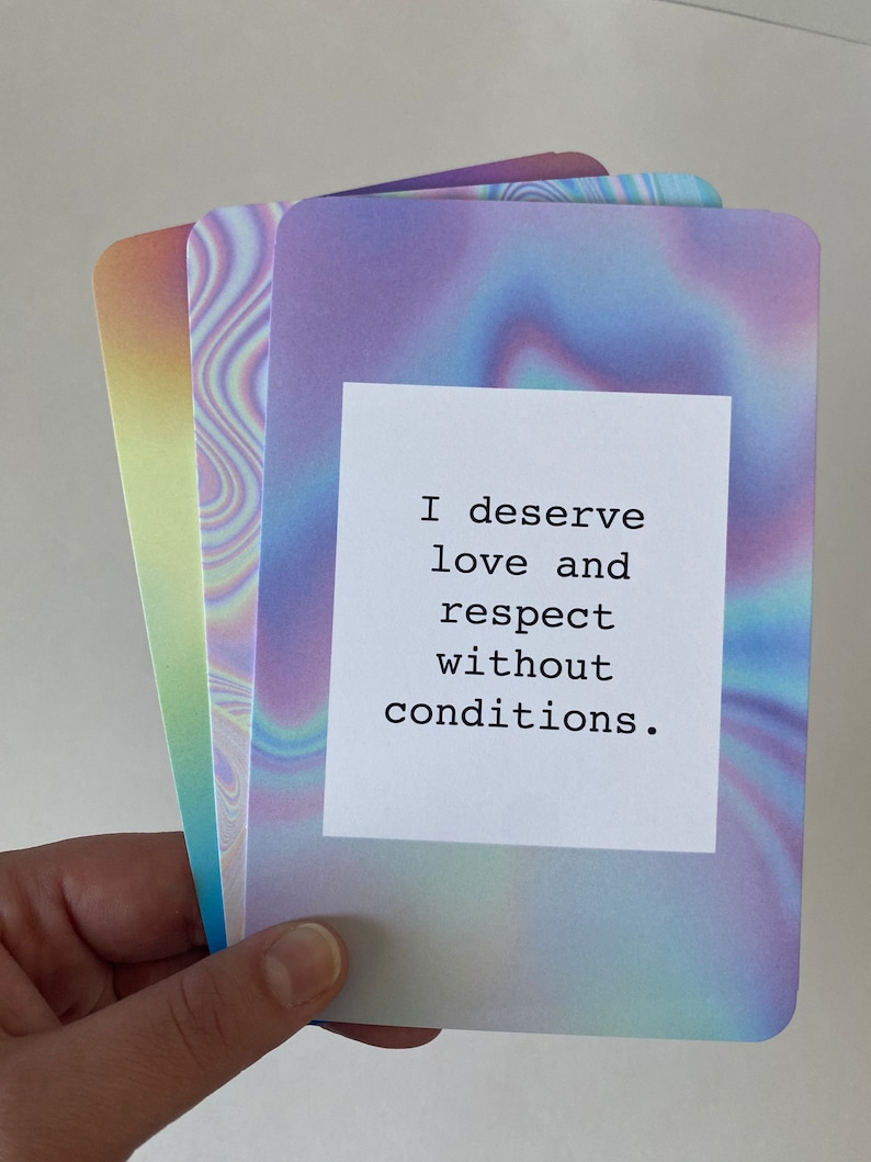 23 Card LGBTQ+ Affirming Set, Affirmation Cards, PRIDE, Self-love ...