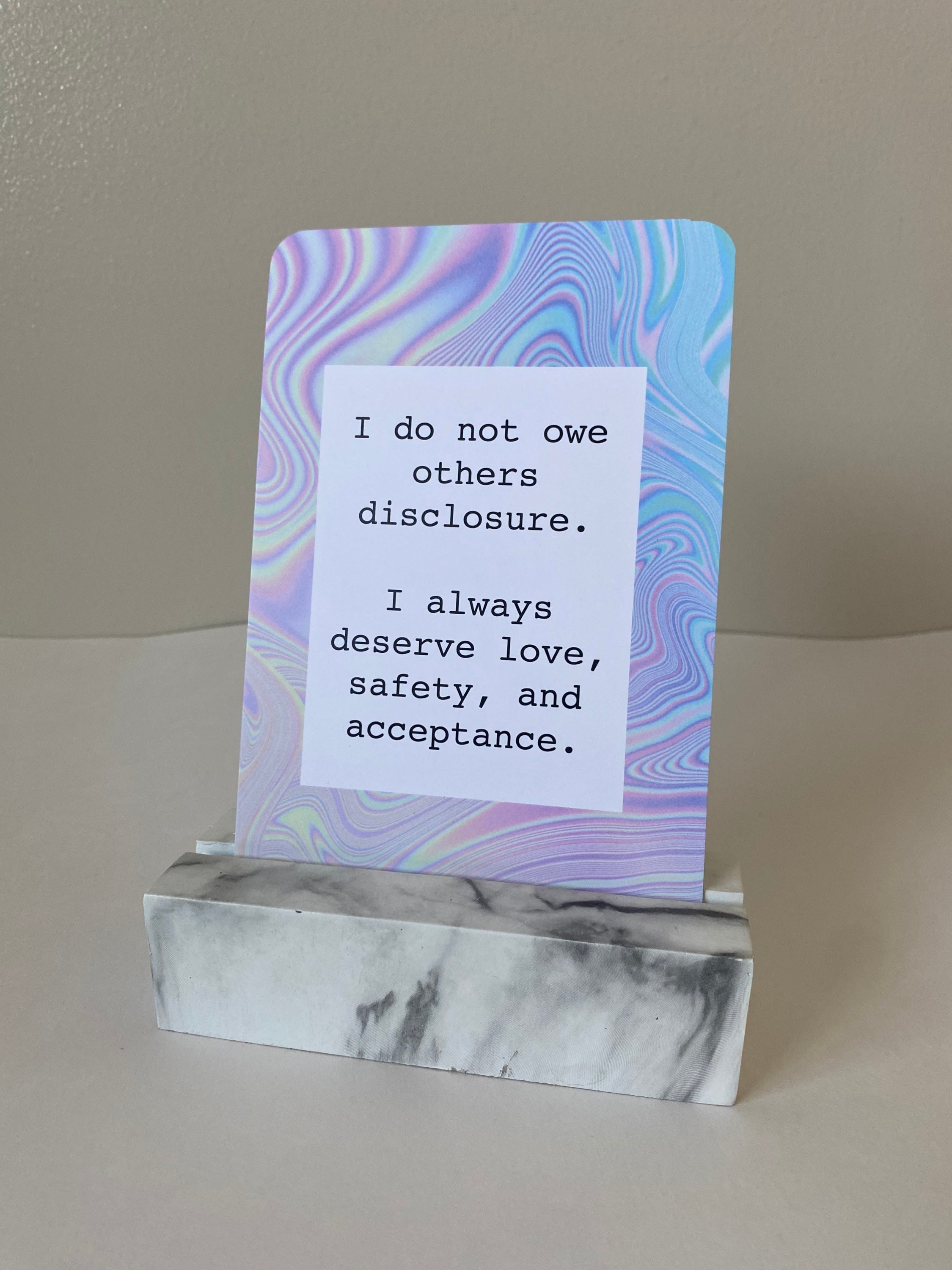 23 Card LGBTQ Affirming Set, Affirmation Cards, PRIDE, Self-love, Quote ...