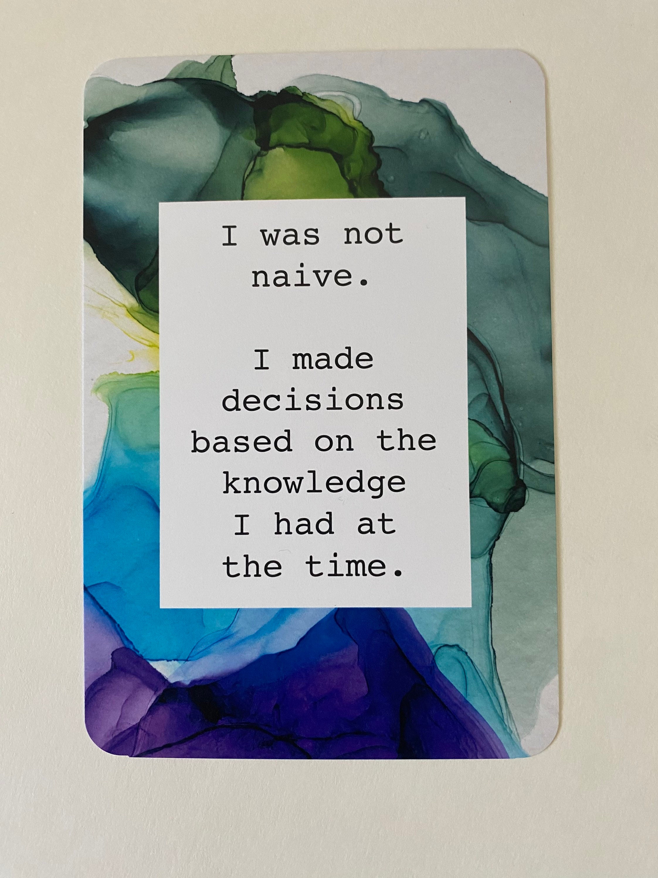 21 Card Faith Transition Affirmation Card Set, Faith Deconstruction ...