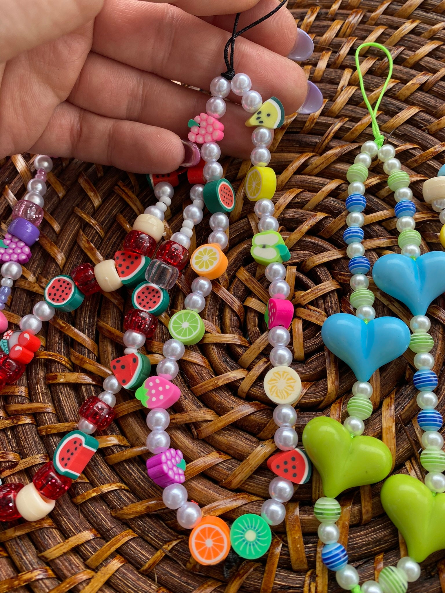 Multicolored Phone Charms || Aesthetic Phone Charms || Phone ...