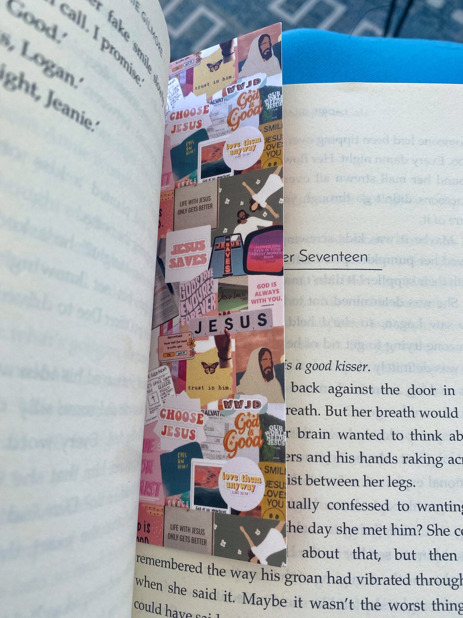 Jesus Collage Bookmark Christian Bookmark Jesus Bookmark - Etsy