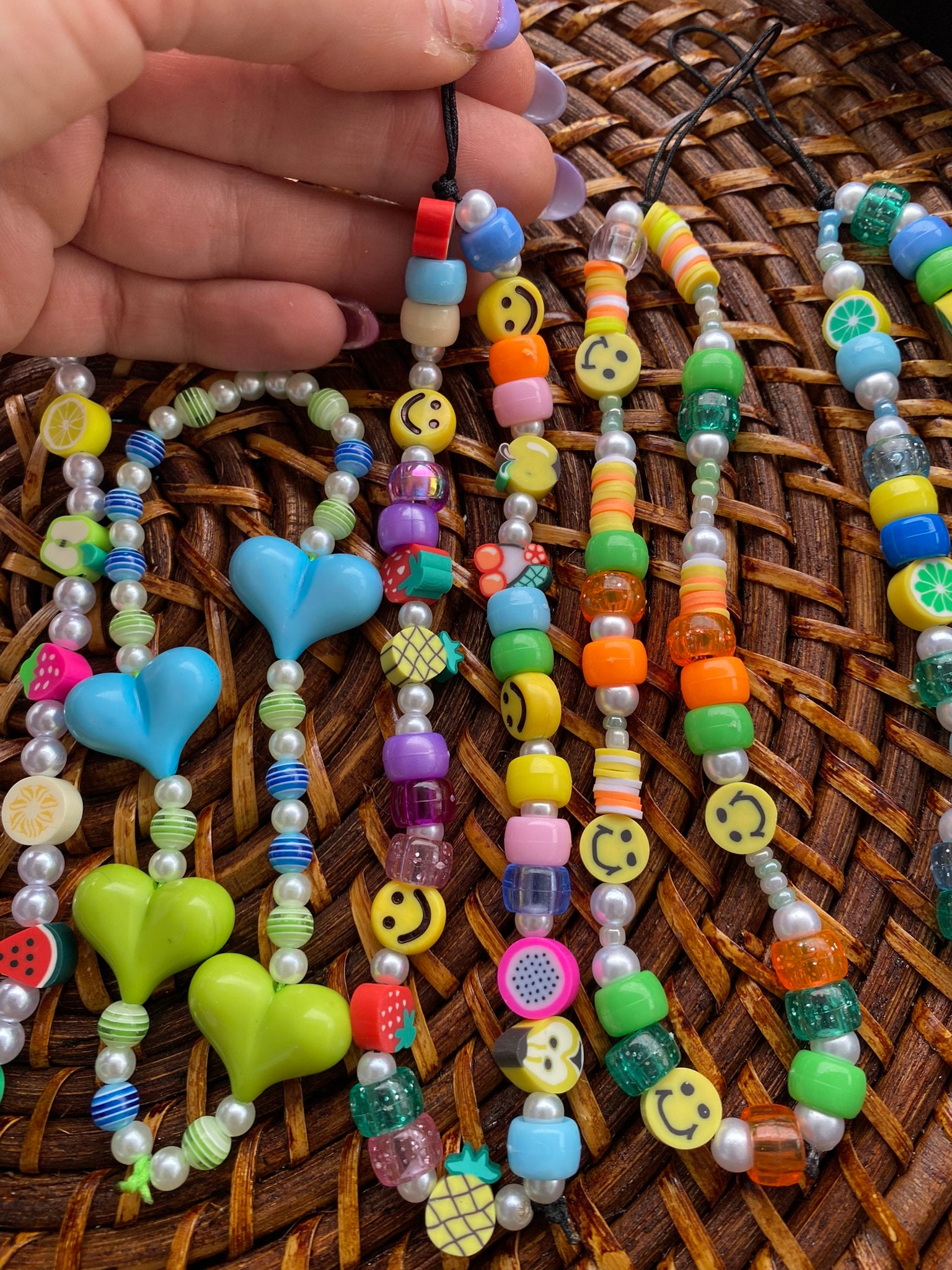 Multicolored Phone Charms || Aesthetic Phone Charms || Phone ...