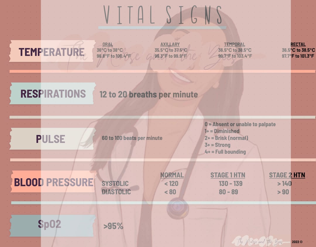 Vital Signs SVG Vital Signs Reference SVG Healthcare - Etsy
