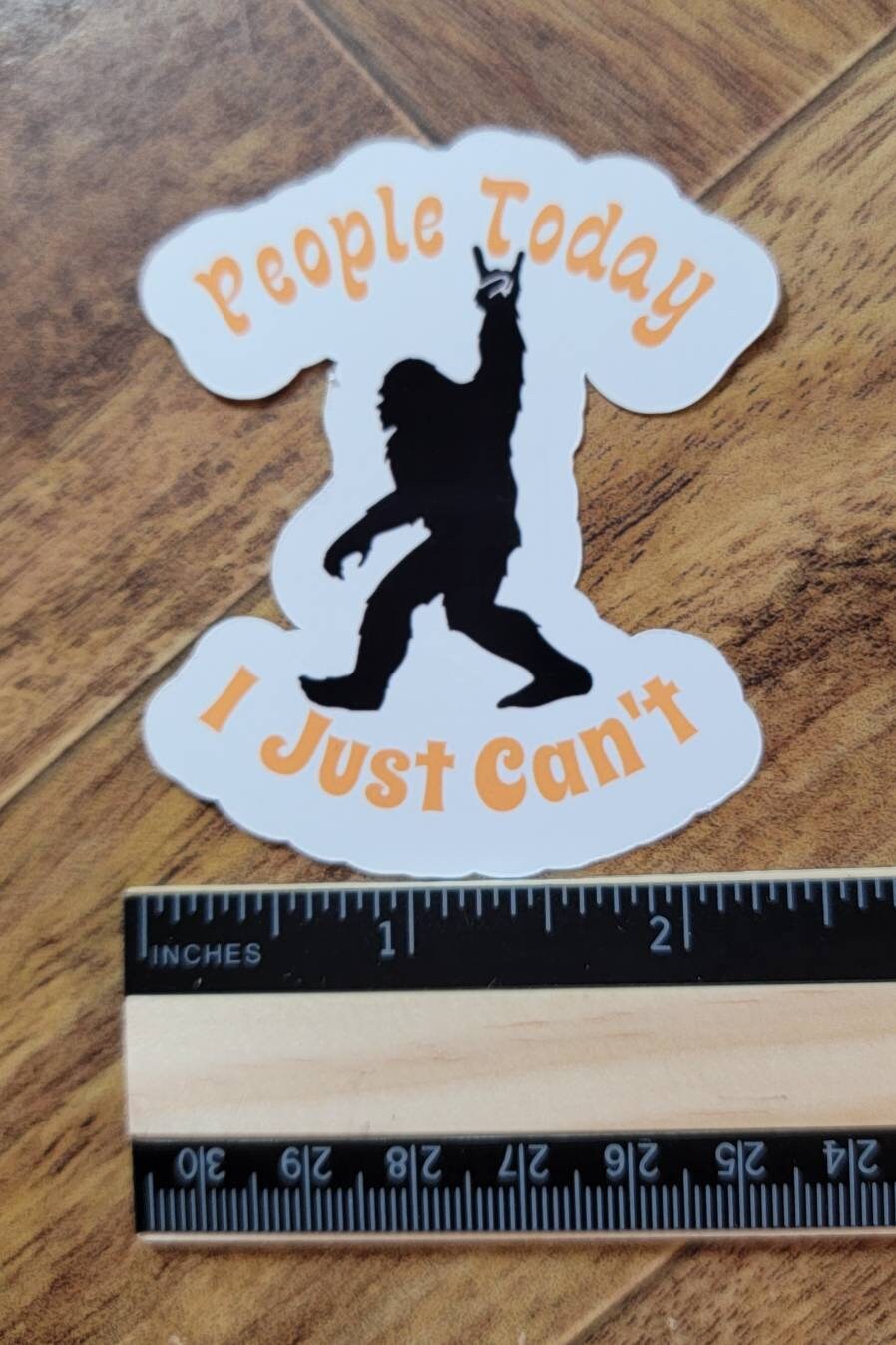 Sasquatch Waterproof Vinyl Decal - Etsy