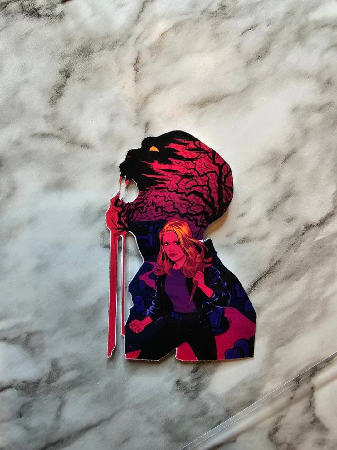 Buffy the Vampire Slayer Comic Book Vinyl Decal / Sticker Small - Etsy