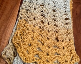 Shell Stitch Scarf - Etsy