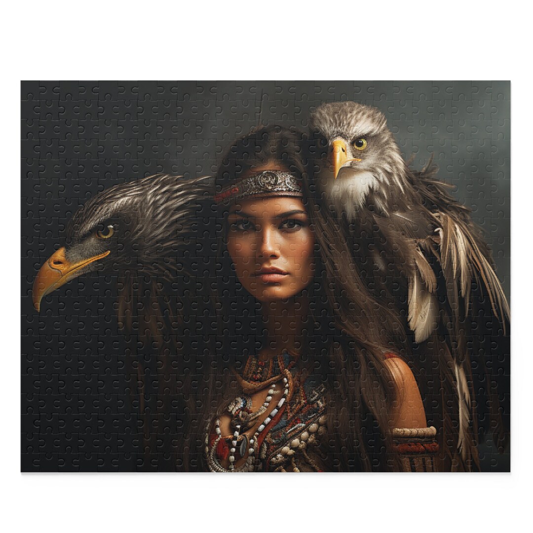 Native American Puzzle 120 252 500-piece - Etsy