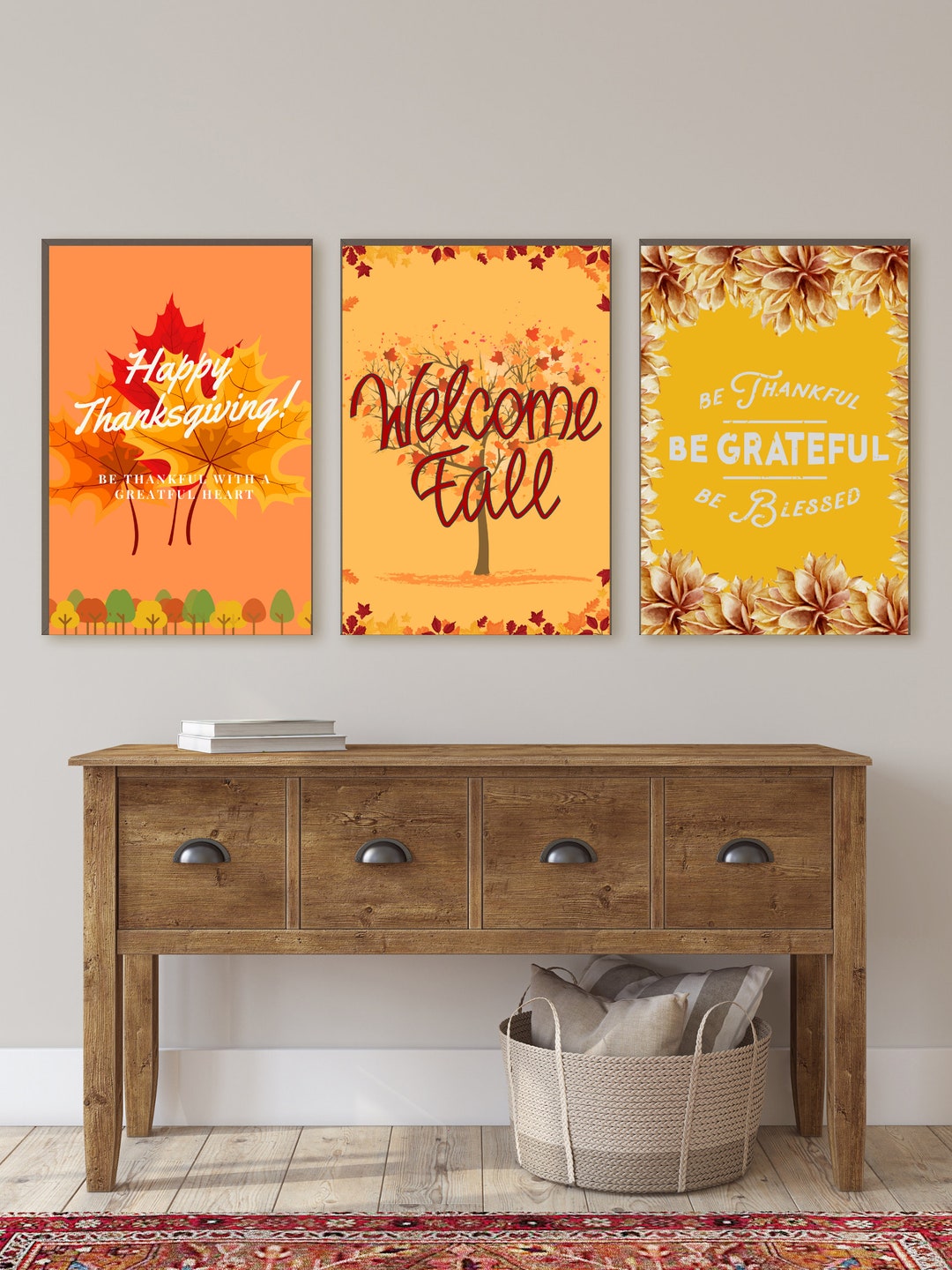 Poster Digital Ready to Print Fall Design/thanksgiving - Etsy