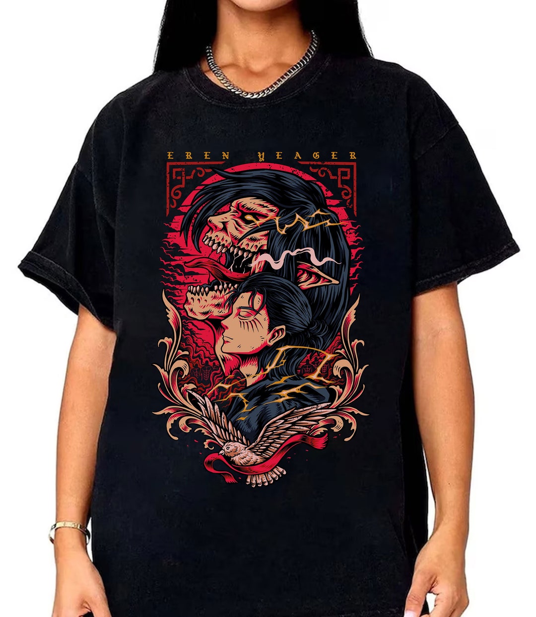 Eren Yeager Shirt, Eren Yeager Tshirt, Anime Shirt, Attack on Titan ...