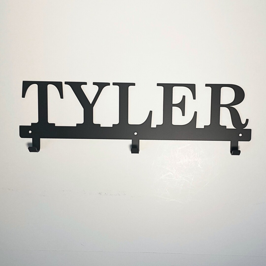 Personalized Coat Hooks Triple Hooks Custom Nursery Decor Hooks for ...