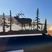 Elk Mailbox Topper | Blank for Personalization | Trees | Nature Outdoor ...