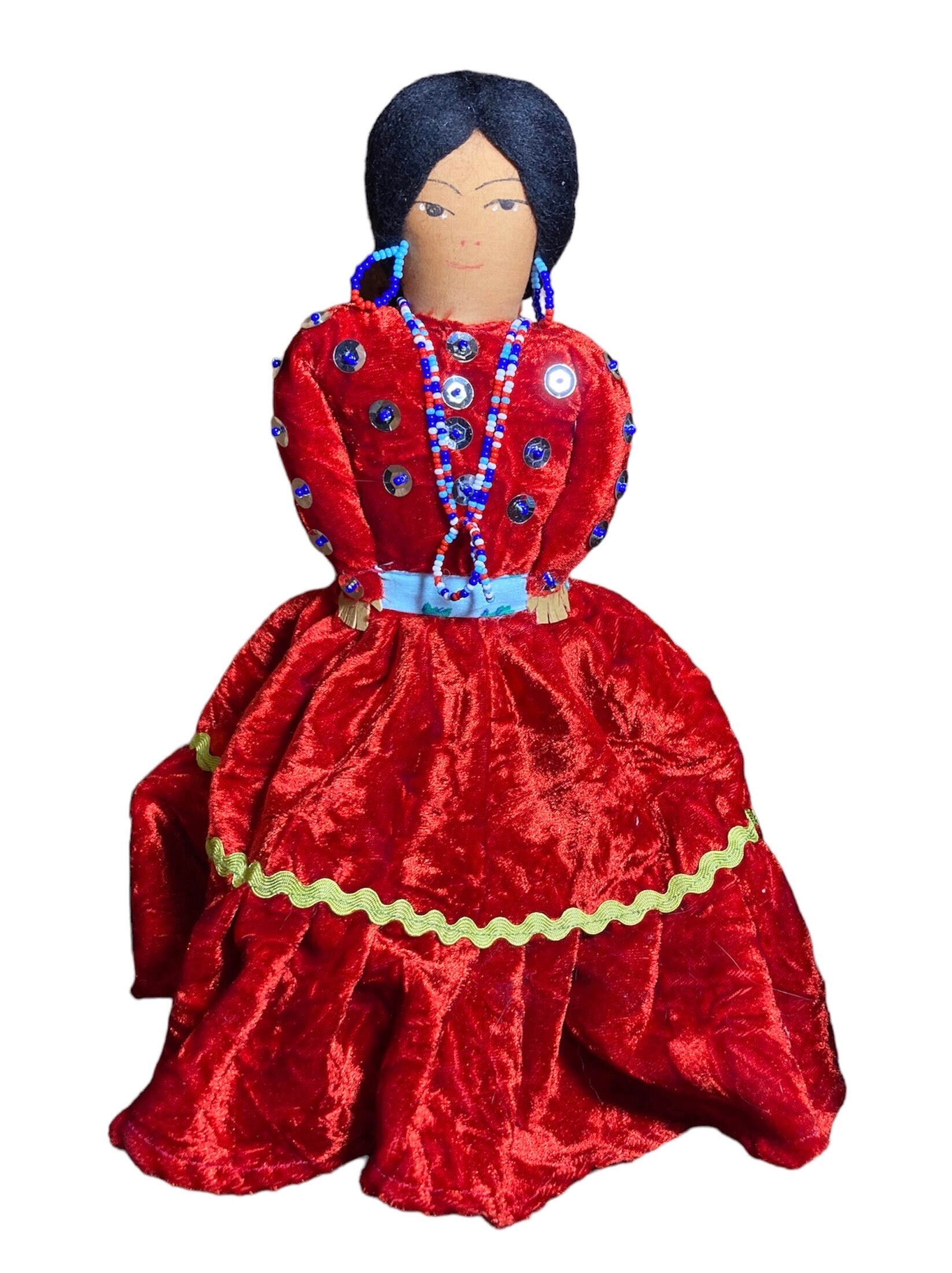 Authentic Navajo Doll, Handmade by Alice Hale, Cloth Doll, One of a ...