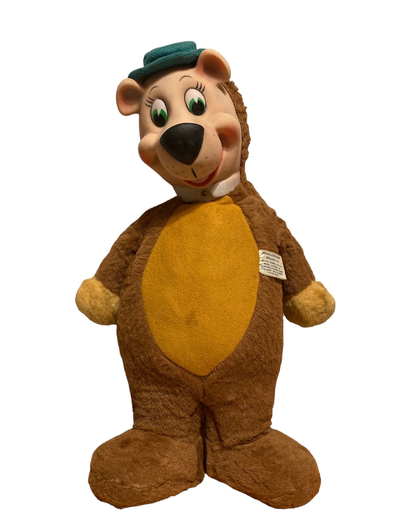 Yogi Bear Plush Huckleberry Hound Toy, 1950s Vintage Toy, Knickerbocker ...
