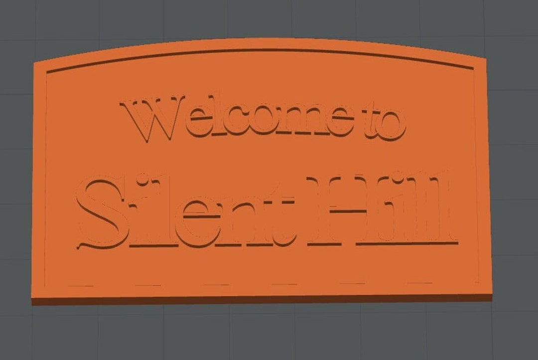 Welcome to Silent Hill Sign - Etsy