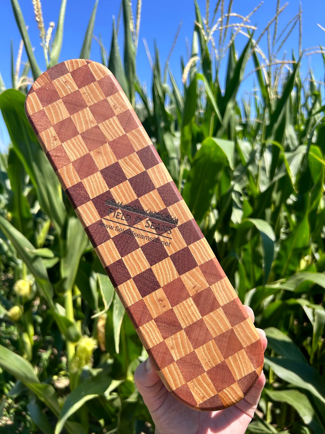 Quilters Clapper-fading Checkers Handcrafted From Hickory, Mahogany ...
