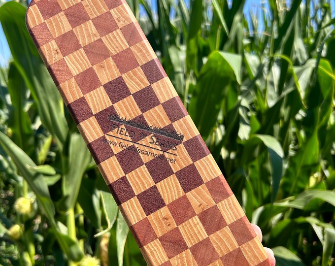 Quilters Clapper-fading Checkers- Handcrafted From Hickory, Mahogany ...