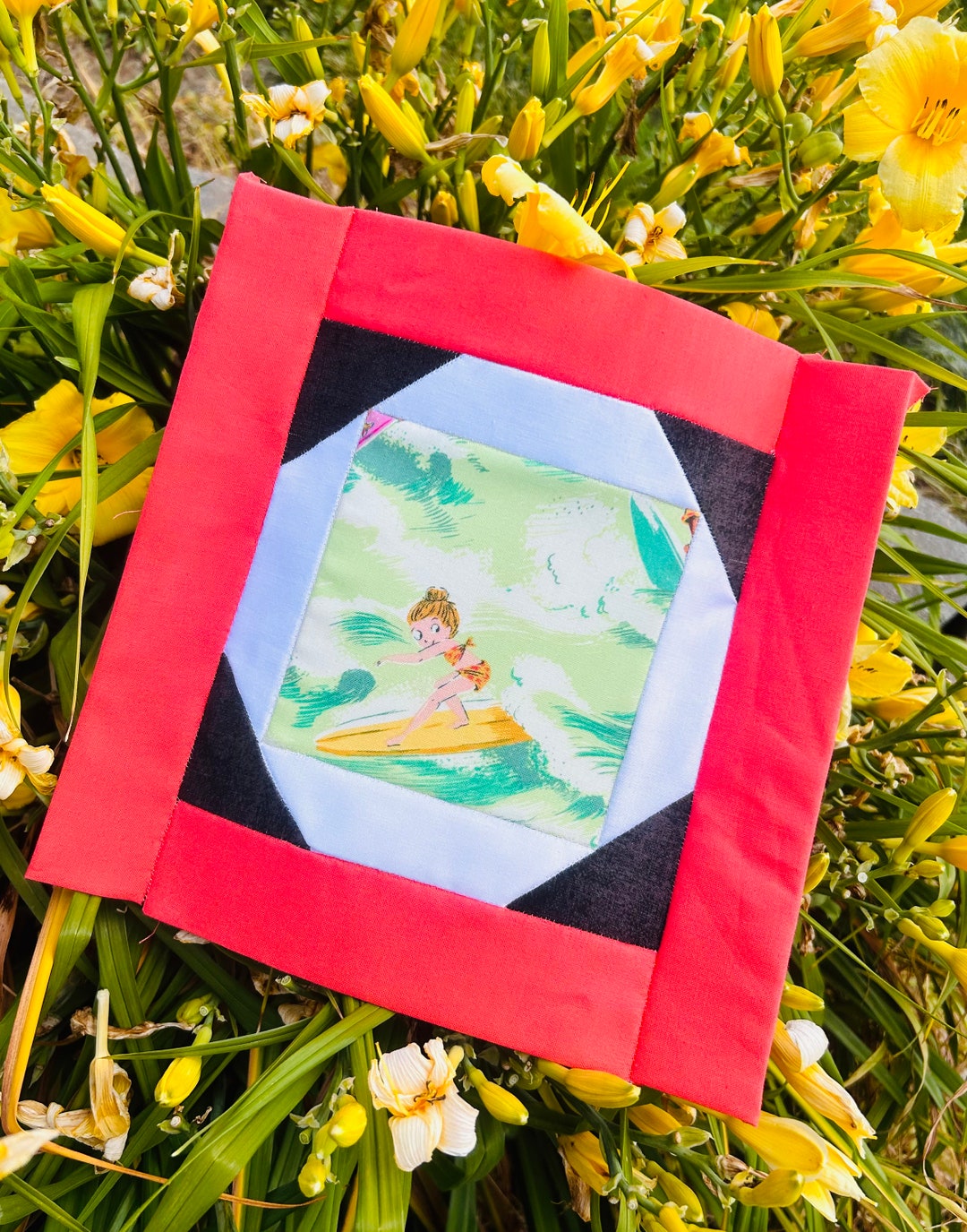 Scrapbook Quilt Pattern- Digital-english Paper Piecing Pattern-field of ...