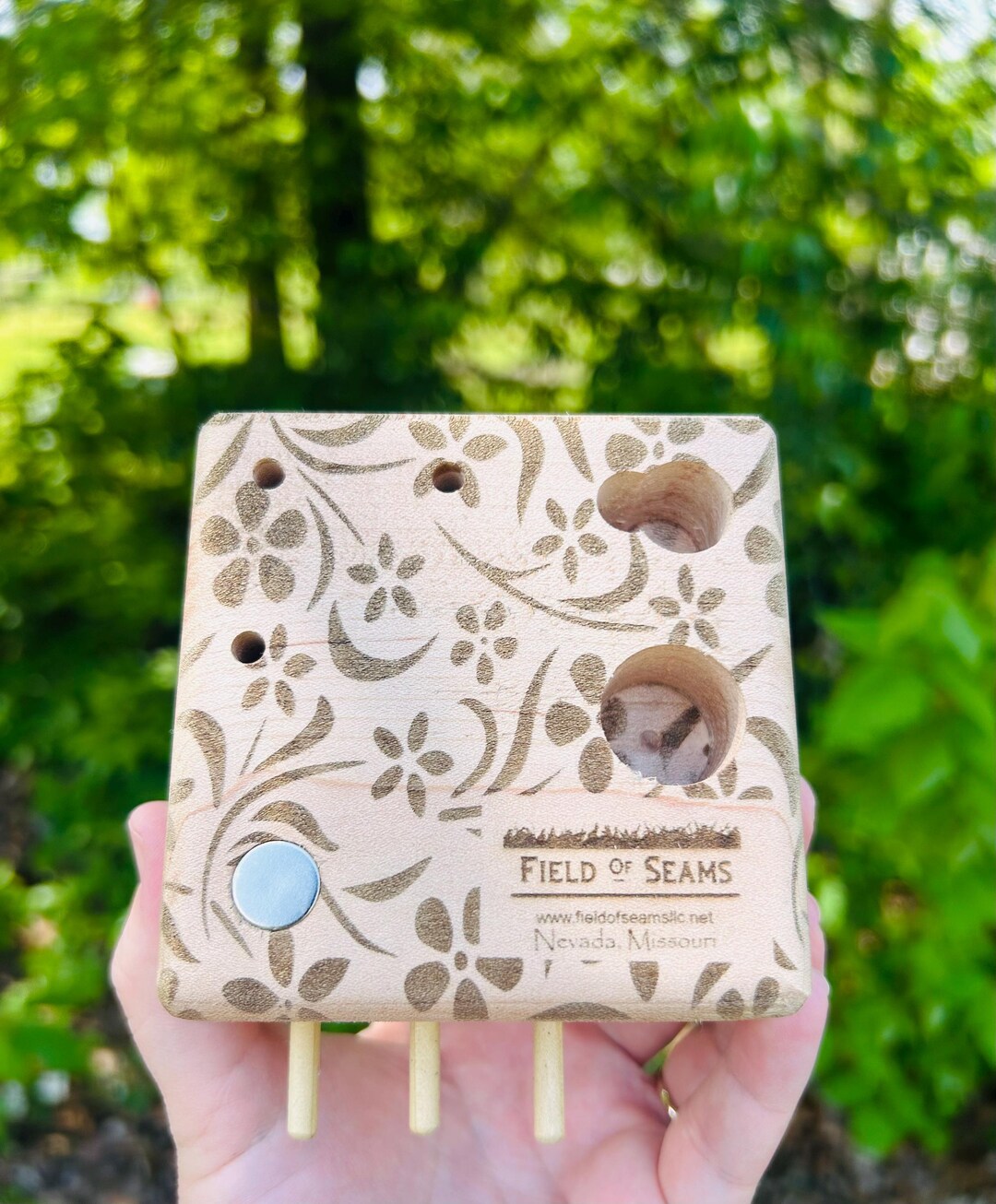 English Paper Piecing Tools Keeper- Floral Maple-epp-quilting Tools - Etsy