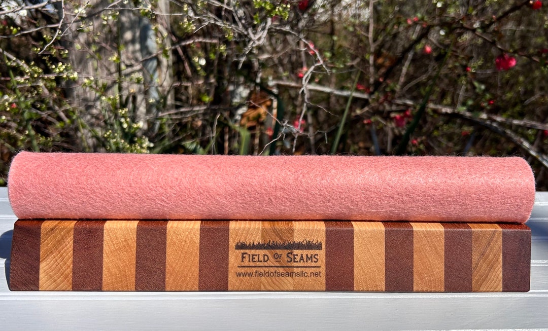 Pink Quilters Wool Pressing Bar Handcrafted From Hickory and Mahogany ...
