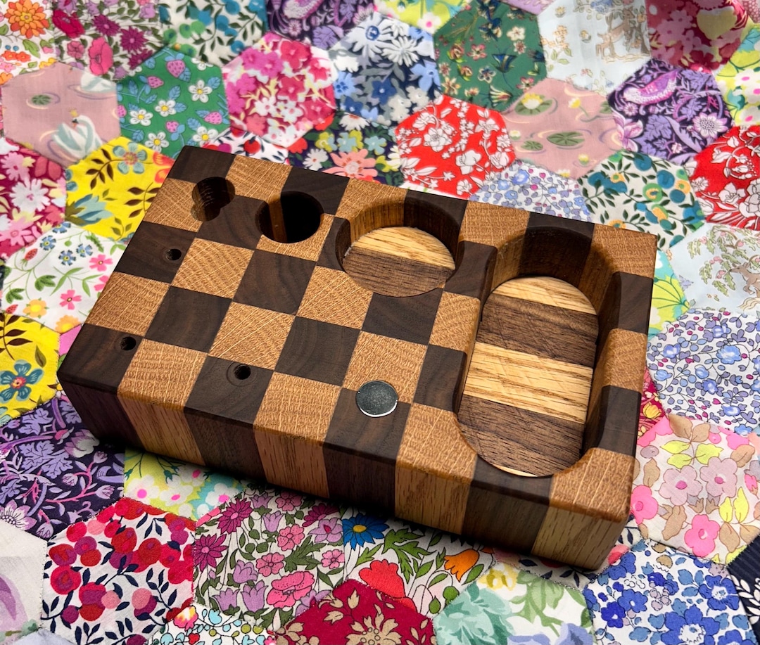 Sewing Station- Tool for English Paper Piecing, Embroidery, and Hand Sewing-made From Oak and ...